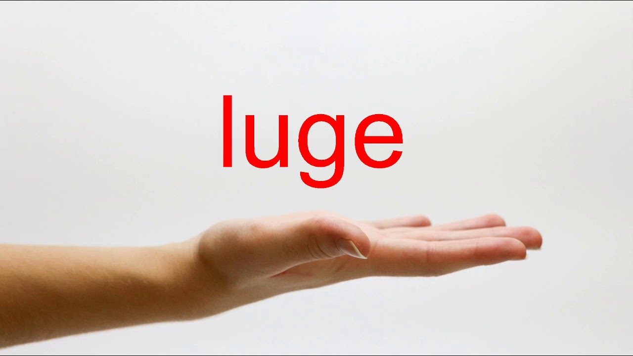 How to Pronounce luge - American English - YouTube