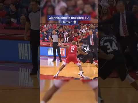 Imagine getting hit in the head by a full speed ball thrown by Giannis ...