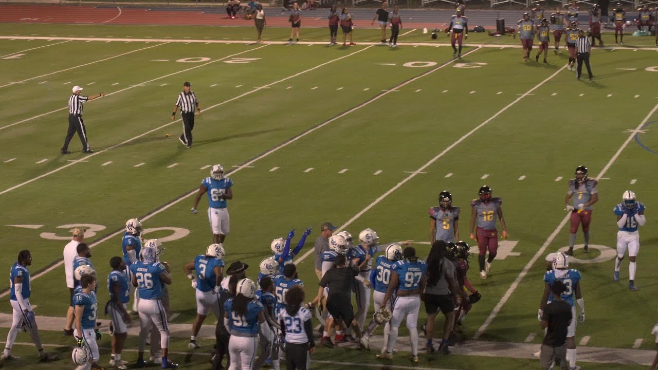 37U SemiPro Football Central Florida Colts Vs Blackhawks - YouTube