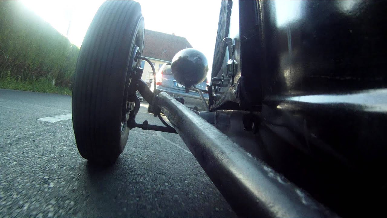 On the way to work with my 1932 roadster, french flathead, stroked ...