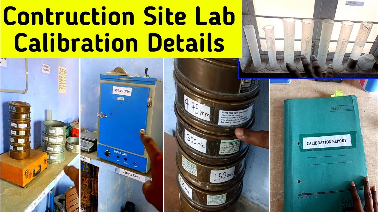 What is Lab Calibration Report on construction site || Lab ...