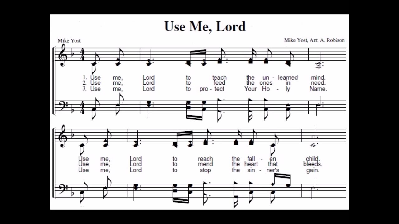 Use Me, Lord - YouTube