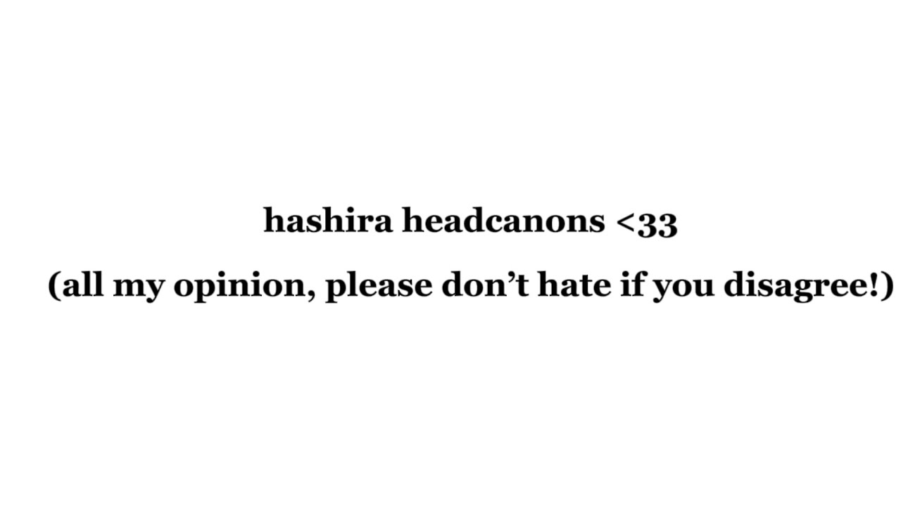 my hashira headcanons :))) (sexualities + silly little facts) - YouTube