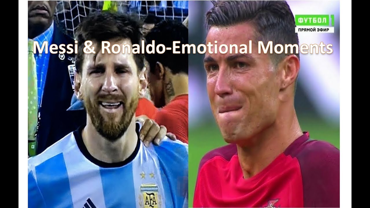 Messi & Ronaldo-Friendship & Emotional Moments - YouTube