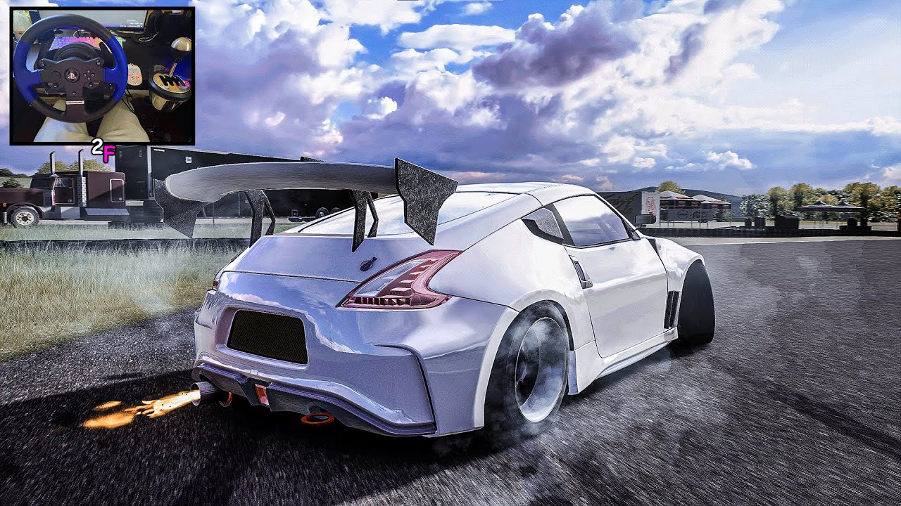 Drifting the Nissan 370z Affinity Circuit in Assetto Corsa! - YouTube