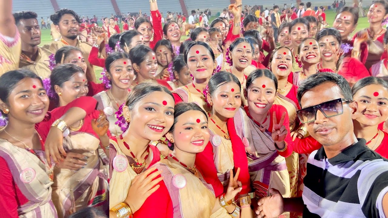 Largest bihu Artists Perform Bihu Dance To Create Guinness world record ...
