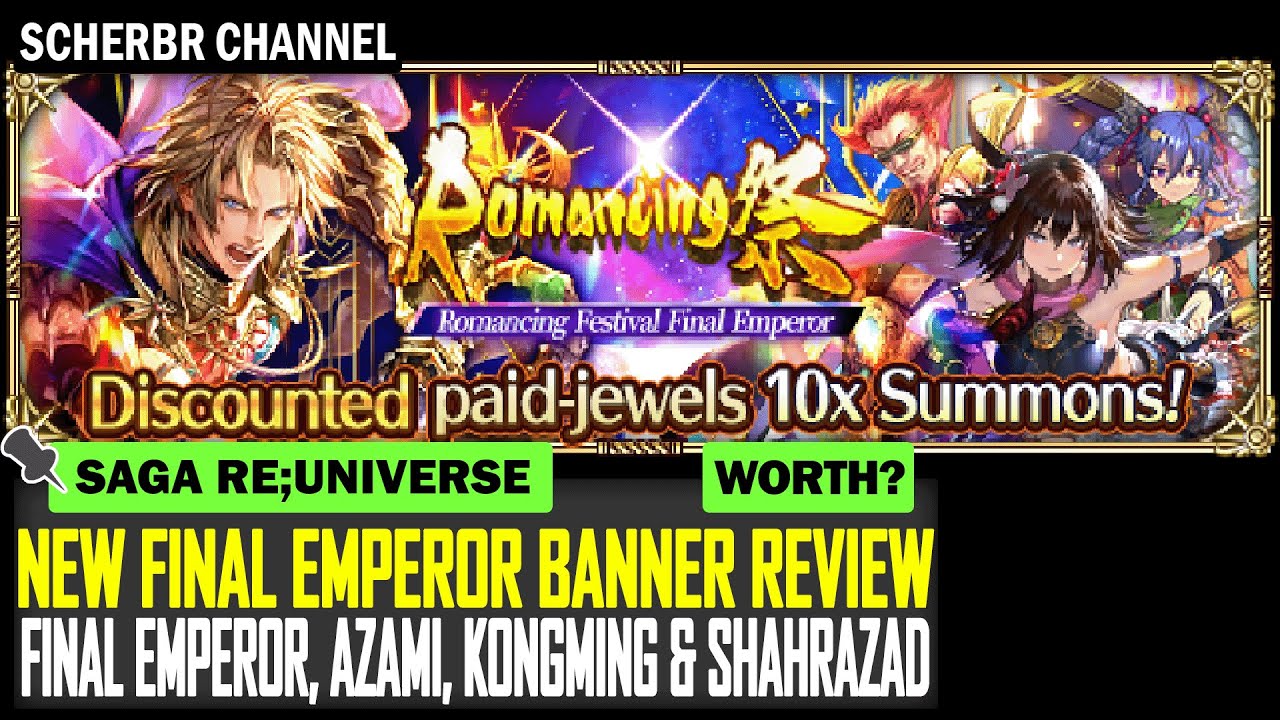 New Emperor Banner: Final Emperor, Azami, Kongminh & Shahrazad Review ...