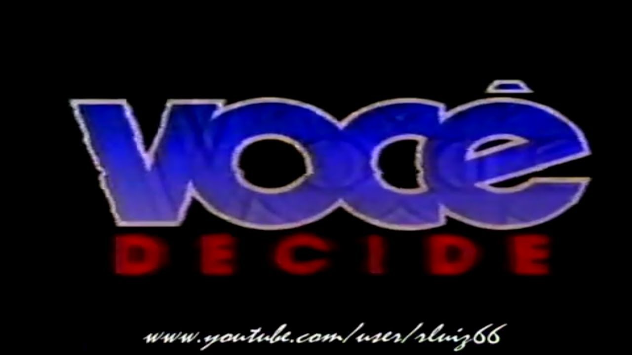 Programa Você decide - 1996 - Com Renata Ceribelli - YouTube