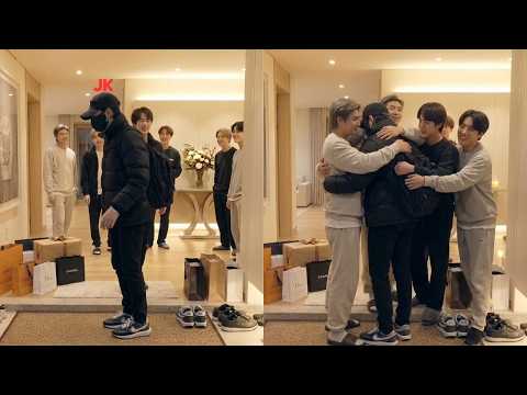 ARMY Cries! Jungkook Enters Jin's House and Is Immediately Welcomed by All BTS Members