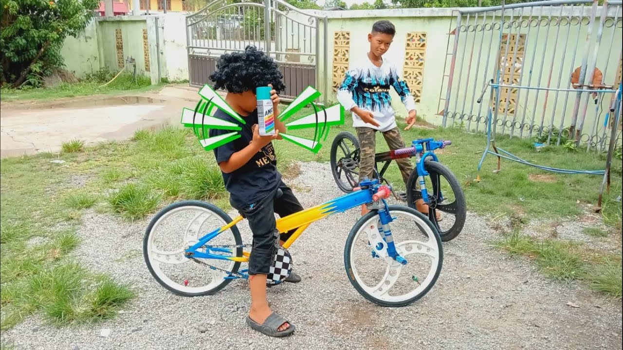 Spray bodi candy V3 basikal lajak hijau petronas - YouTube