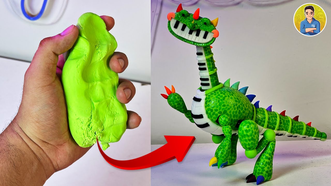 COMO HACER A PIANOSAURUS ARTICULADO (POPPY PLAYTIME CHAPTER 4) - YouTube