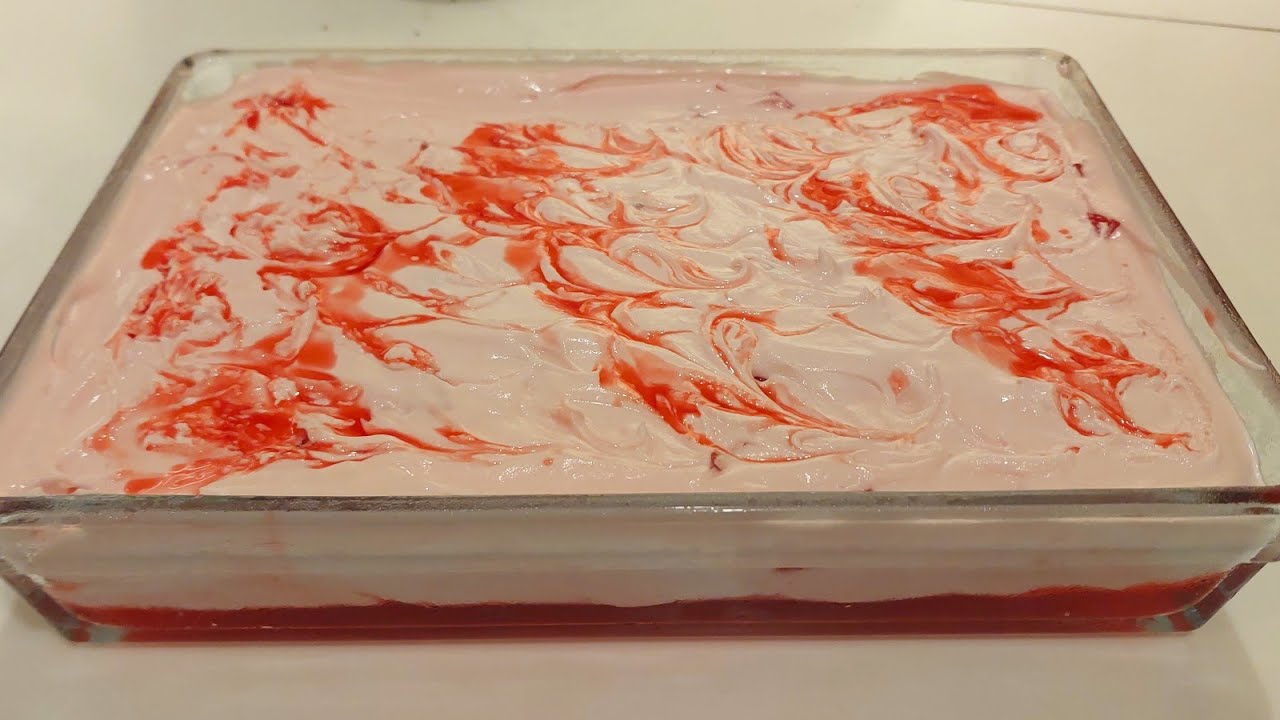 3 ingredients jelly delight |jelly delight |jelly and cream delight ...
