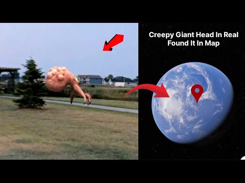 Creepy Giant Head In Real Found It In Map Google Earth - YouTube