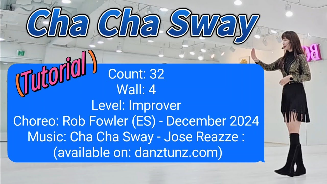 Cha Cha Sway (Tutorial) - Line Dance - YouTube
