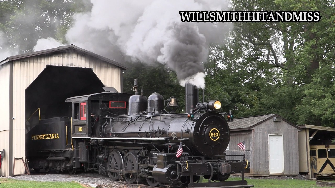 Witness the RAREST 1901 PRR Steam Engine in Action! - YouTube