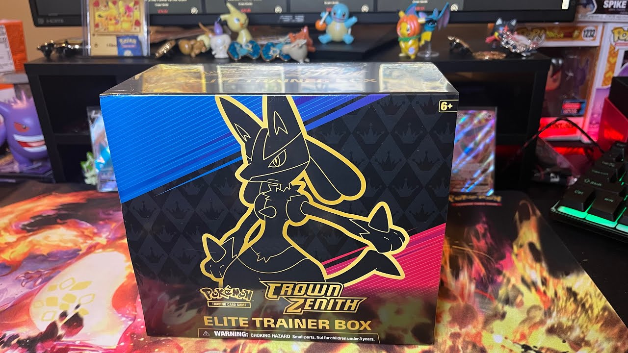 CRAZIEST CROWN ZENITH BOX YET!!! Pokémon Crown Zenith Elite box opening ...