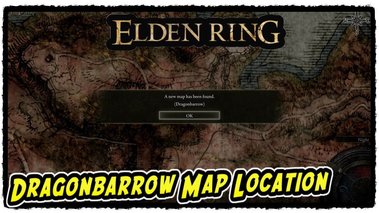 Dragonbarrow Map Location in Elden Ring Map of Dragonbarrow Location - YouTube