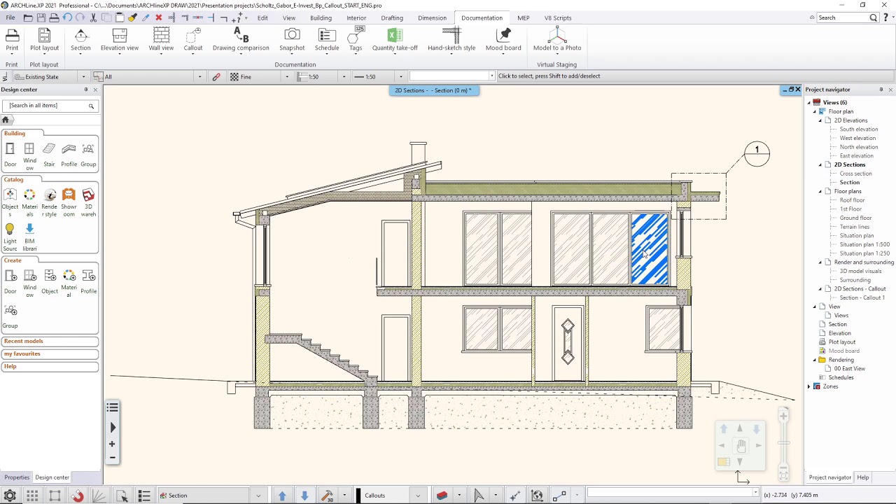 Working with callouts - ARCHLine.XP - YouTube