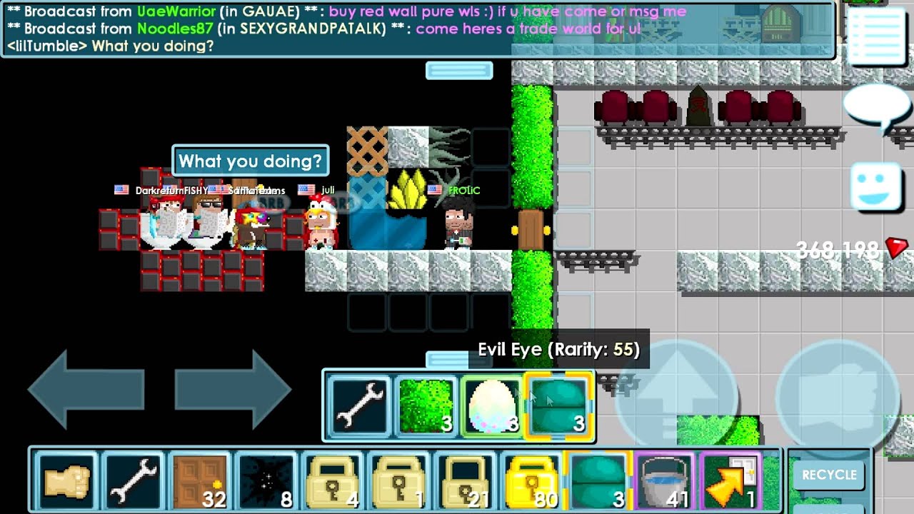 Growtopia: Making Golden Crystal Wings - YouTube