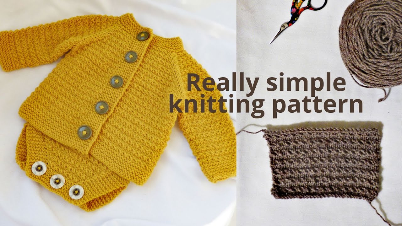 Easy knitting pattern for different knitting projects. - YouTube