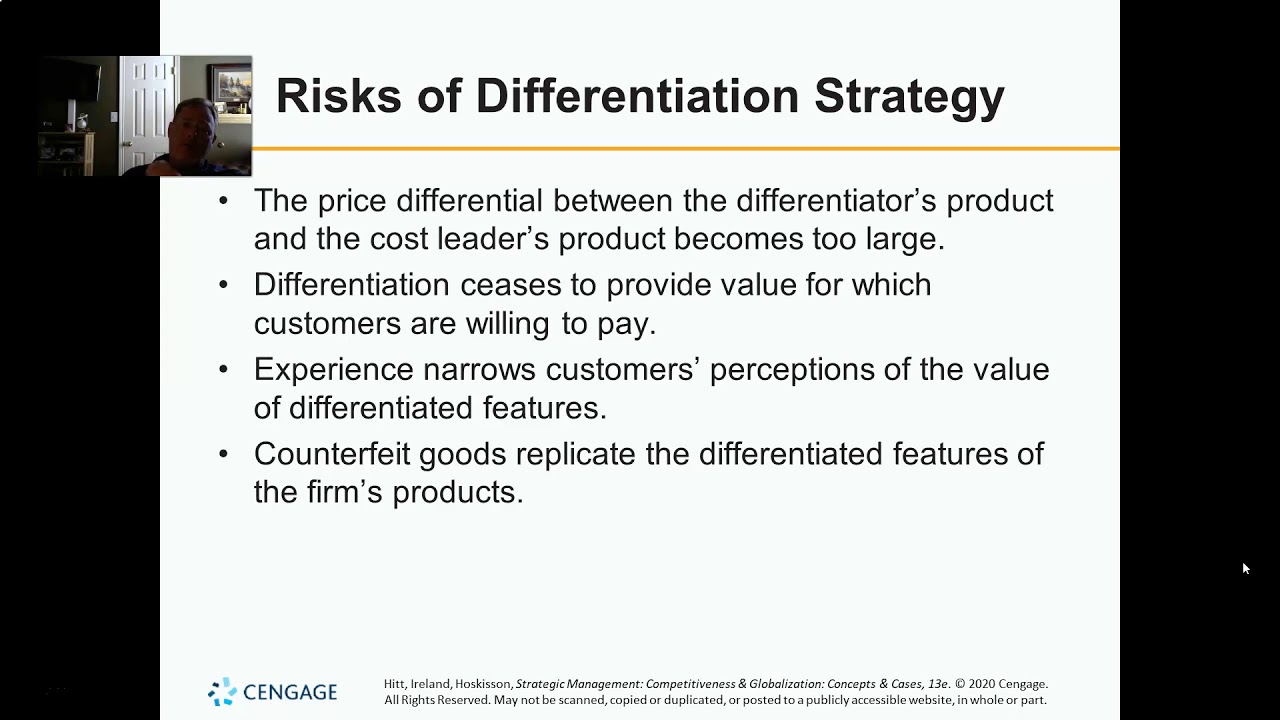 Strategic Management - Chapter 4, Part 4 (Differentiation) - YouTube