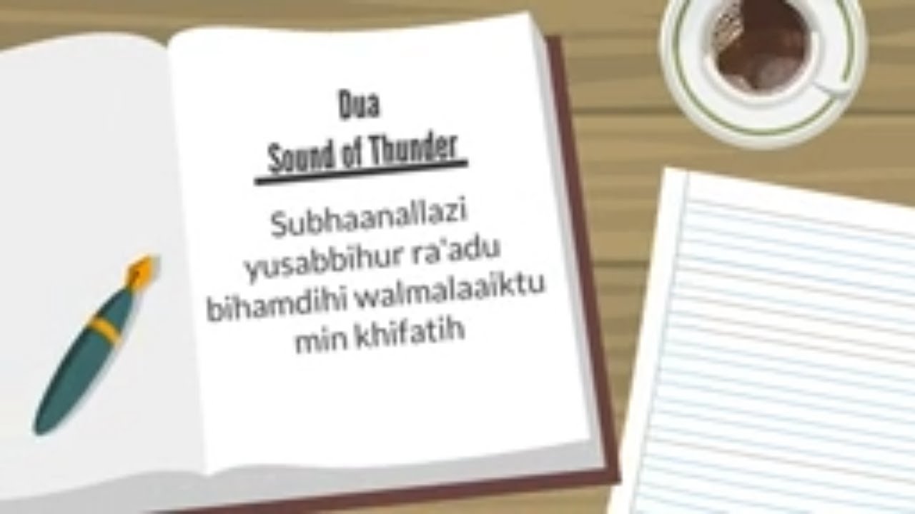 Dua when you listen the sound of thunder | Muslim Dua Series - Academy ...