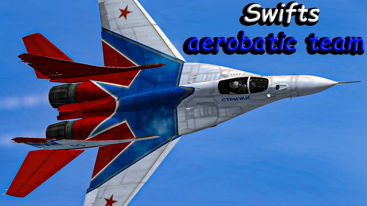 Incredible maneuvers of MiG-29 Swifts (aerobatic team) | airshow ...