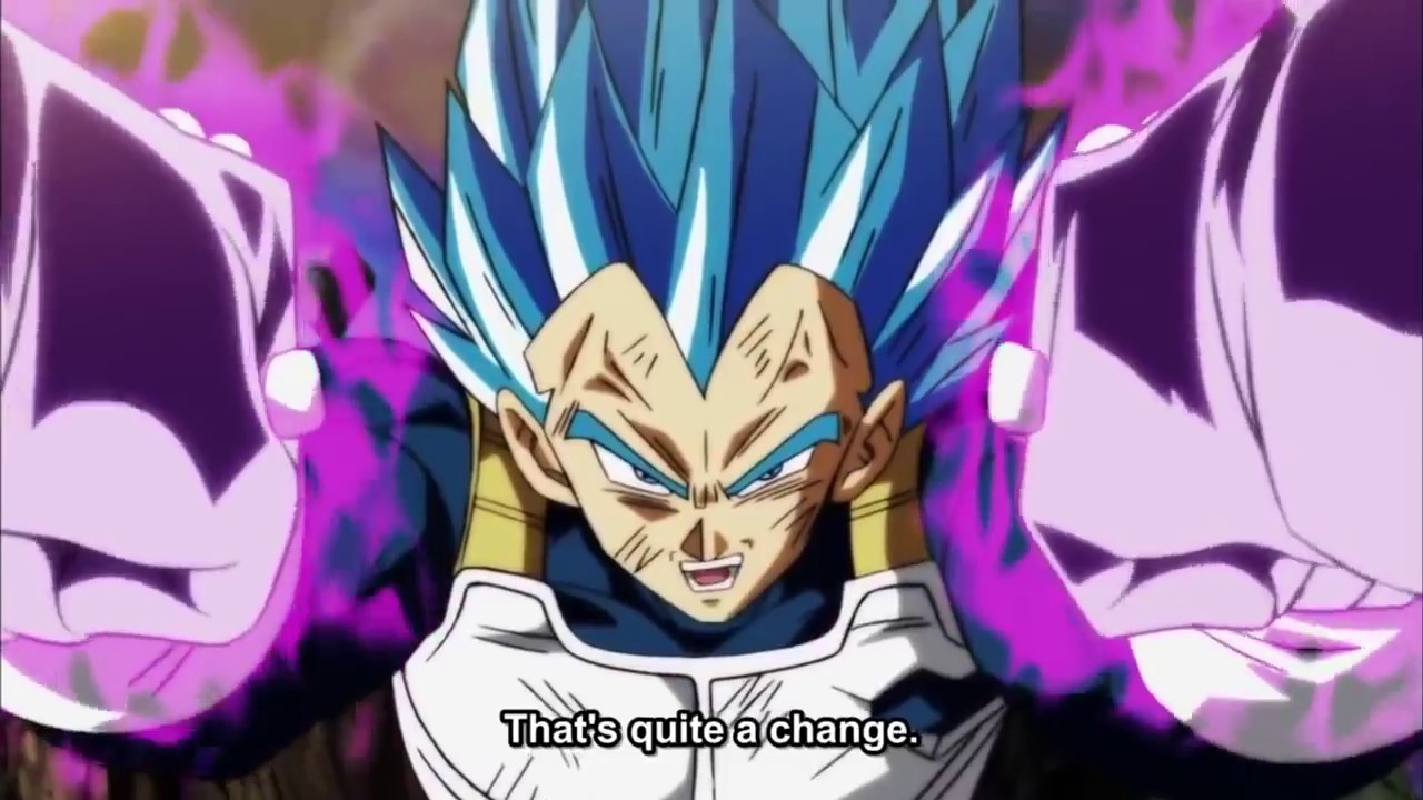 vegeta knocks off toppo - YouTube