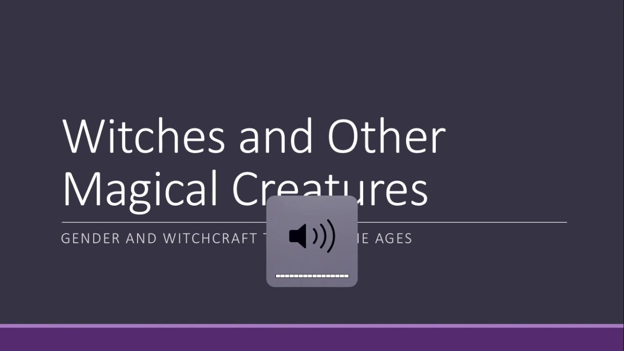 Amanda Jo Hobson-Gender and Witchcraft through the Ages - YouTube