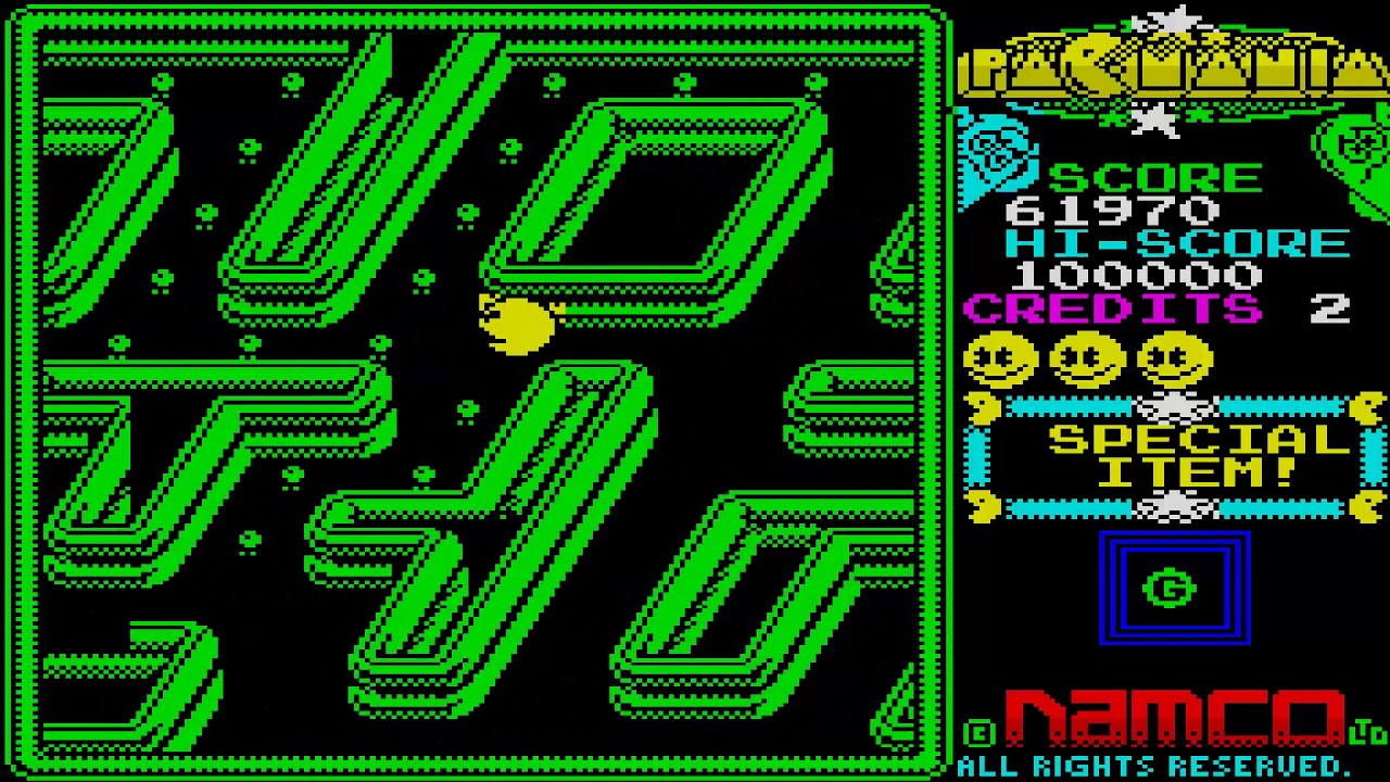 PACMANIA PAC MANIA 128k PAC MAN PACMAN ~ FASTER 1988 Grandslam ...