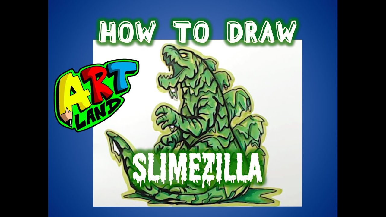 How to Draw SLIMEZILLA!!! - YouTube
