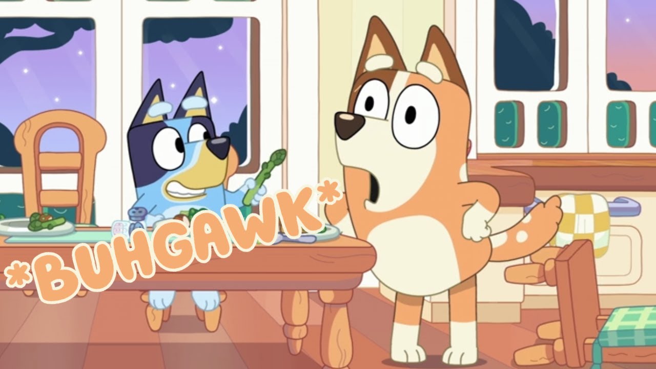 Bluey but only when they make random sounds - YouTube