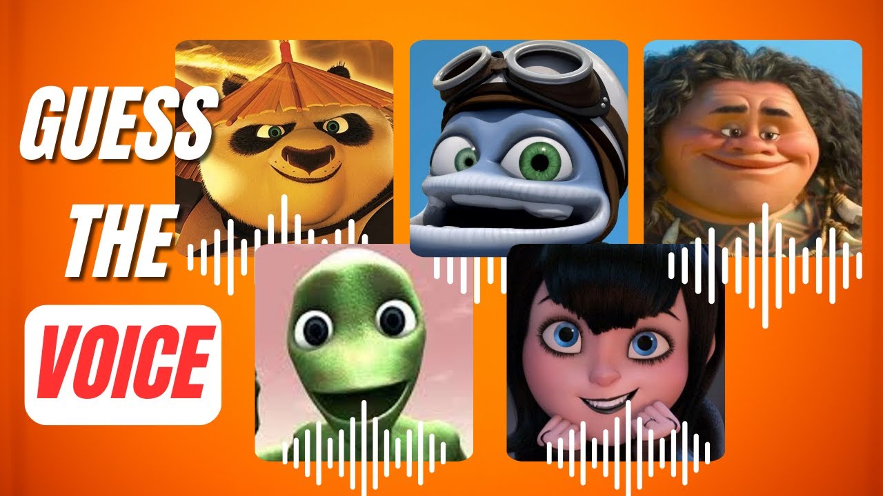 Guess Who's Singing | Crazy Frog, Kung Fu Panda, Mickey Mouse, Maui ...