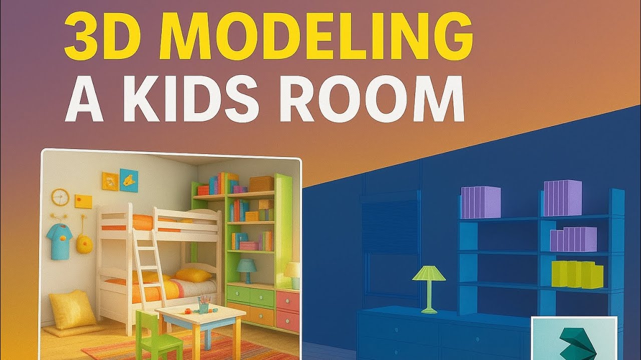 3DsMax Tutorials | How TO Model A Kids Room From Scratch In 3ds Max ...