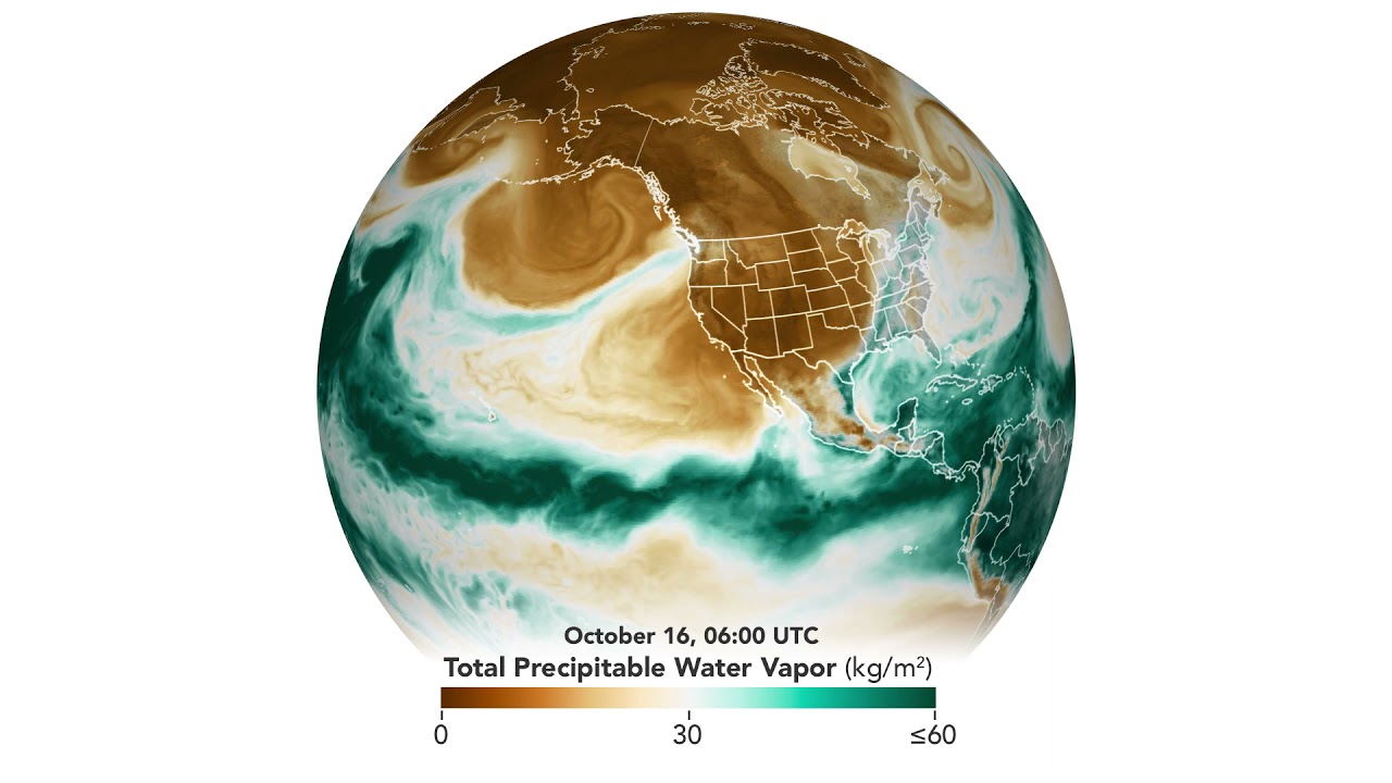 Extratropical Cyclones Drench West Coast - YouTube