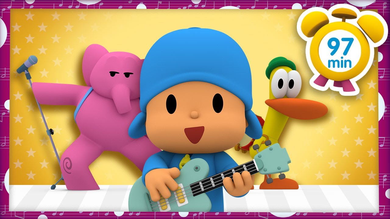 🎷🎸🥁 POCOYO in ENGLISH - Pocoyo Rock Star [97 minutes] | Full Episodes ...