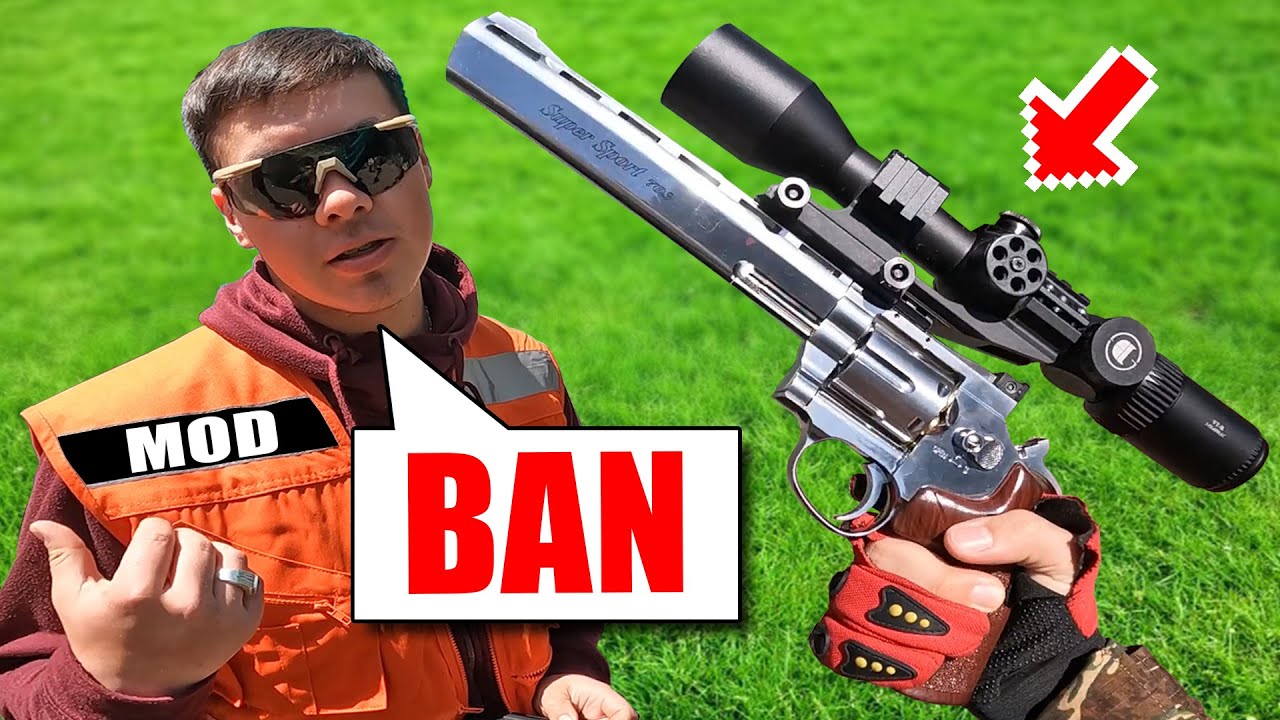 ME EXPULSARON por usar REVOLVER FRANCOTIRADOR ️ 😱 Yio Airsoft Gameplay ...