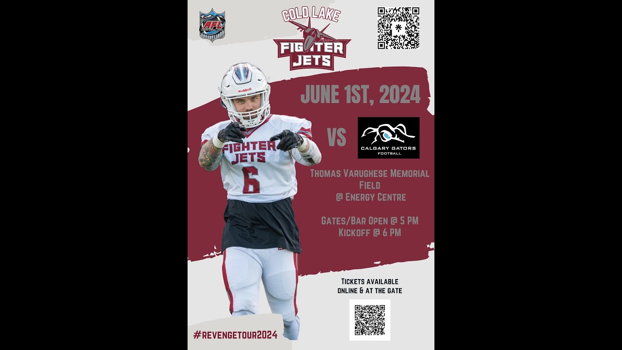 Calgary Gators vs Cold Lake Fighter Jets AFL Week 1 2024 - YouTube
