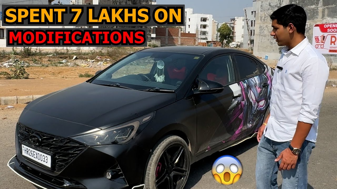 Highly Modified Hyundai Verna देखी😈है ऐसी कोई 7 Lakh की Modification🤑 ...