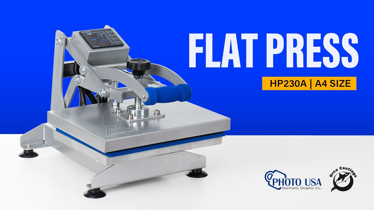 Flat Press HP230A | A4 Size | Compact & Intelligent & Stable | CE & UL ...