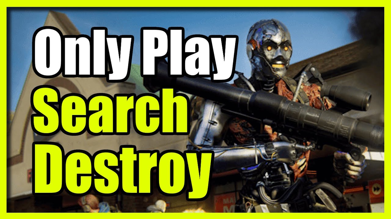 How to Only Play Search and Destroy Game Mode in COD Black Ops 6 (Easy ...
