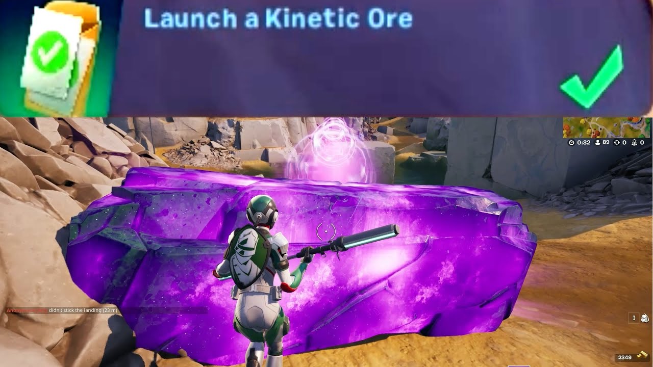 launch a Kinetic Ore Fortnite - YouTube