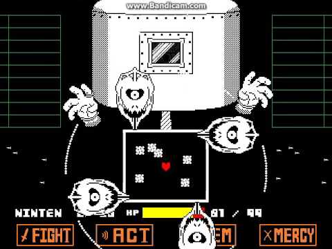 Unitale Battle Cereb Ending12(Hacked LV)(Challenge no items) - YouTube