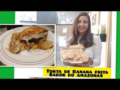 torta de banana pacova frita receita tradicional de Manaus Amazonas ...