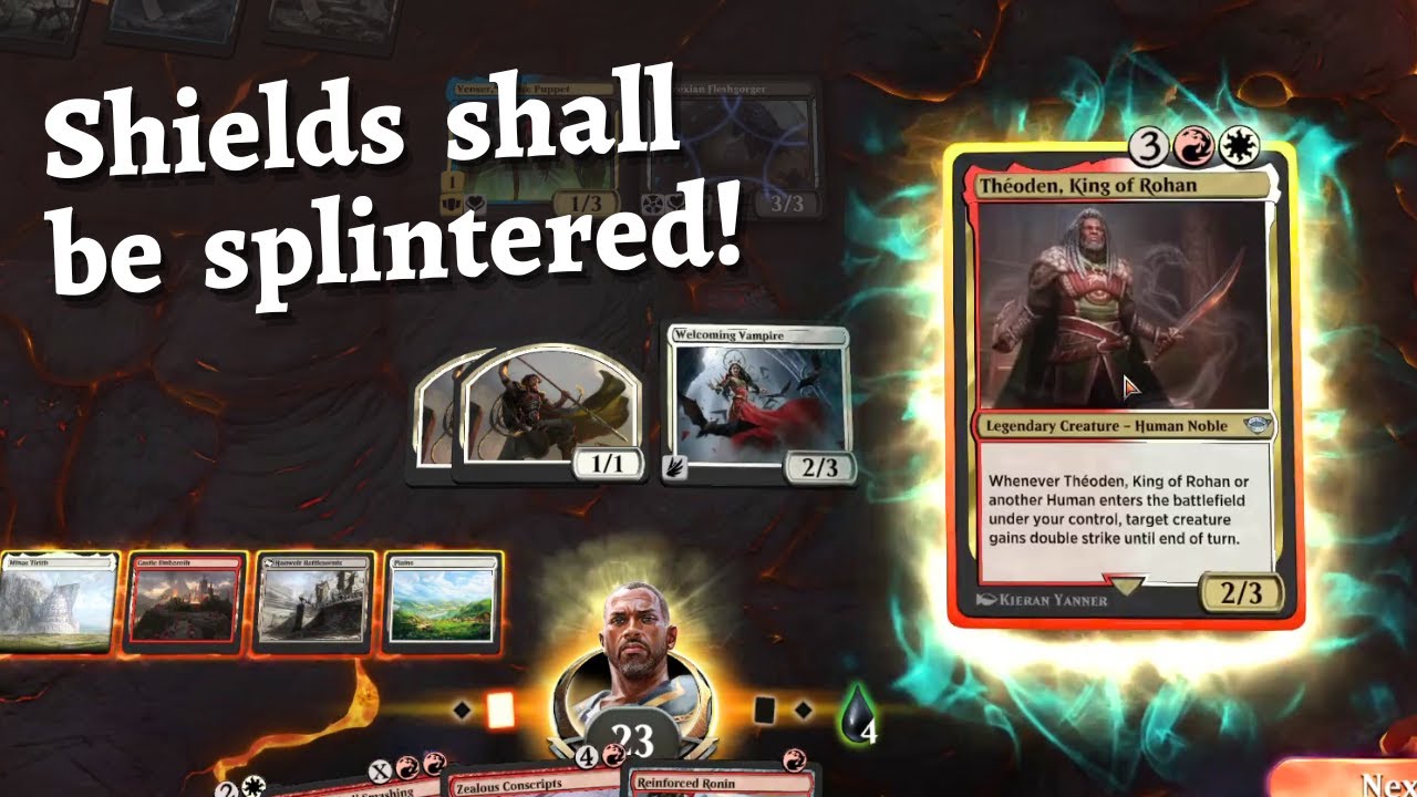 Théoden, King of Rohan: Aggro-Humans | Historic Brawl | Magic the ...