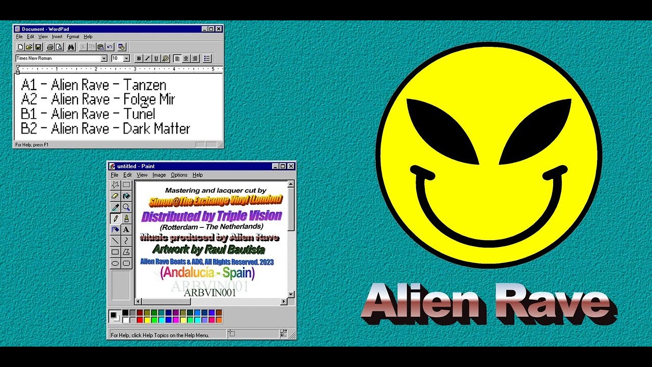 ARBVIN001 - Alien Rave (12" Vinyl Previews) - YouTube