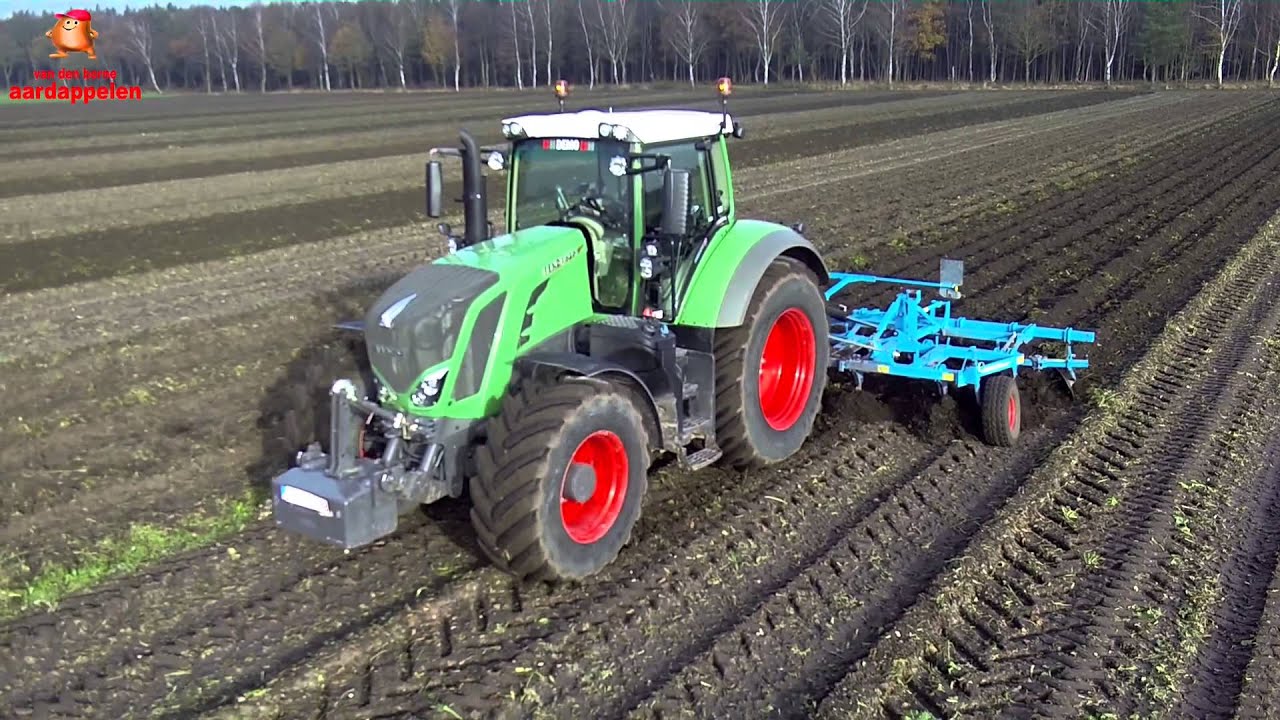 Fendt Variogrip test at Van Den Borne aardappelen - YouTube