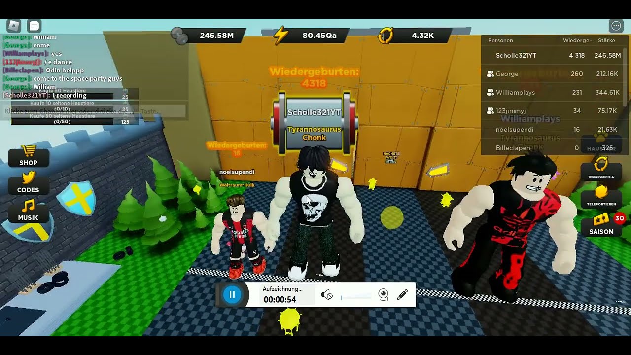 1B Strength - Challenge Part3 Roblox Strongman-Simulator - YouTube
