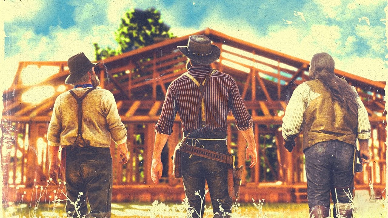 House Building Scene - Red Dead Redemption 2 - YouTube