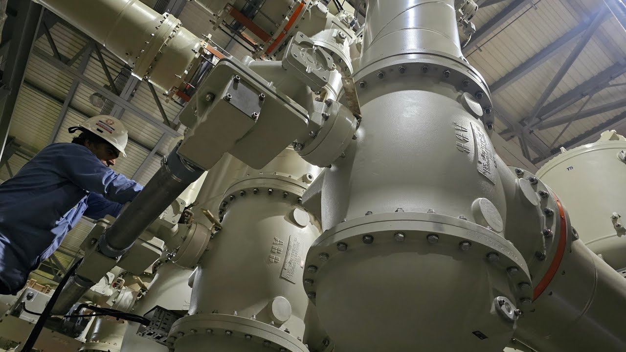 Busbar stability test @ABB 380kv_GIS by primary injection - YouTube